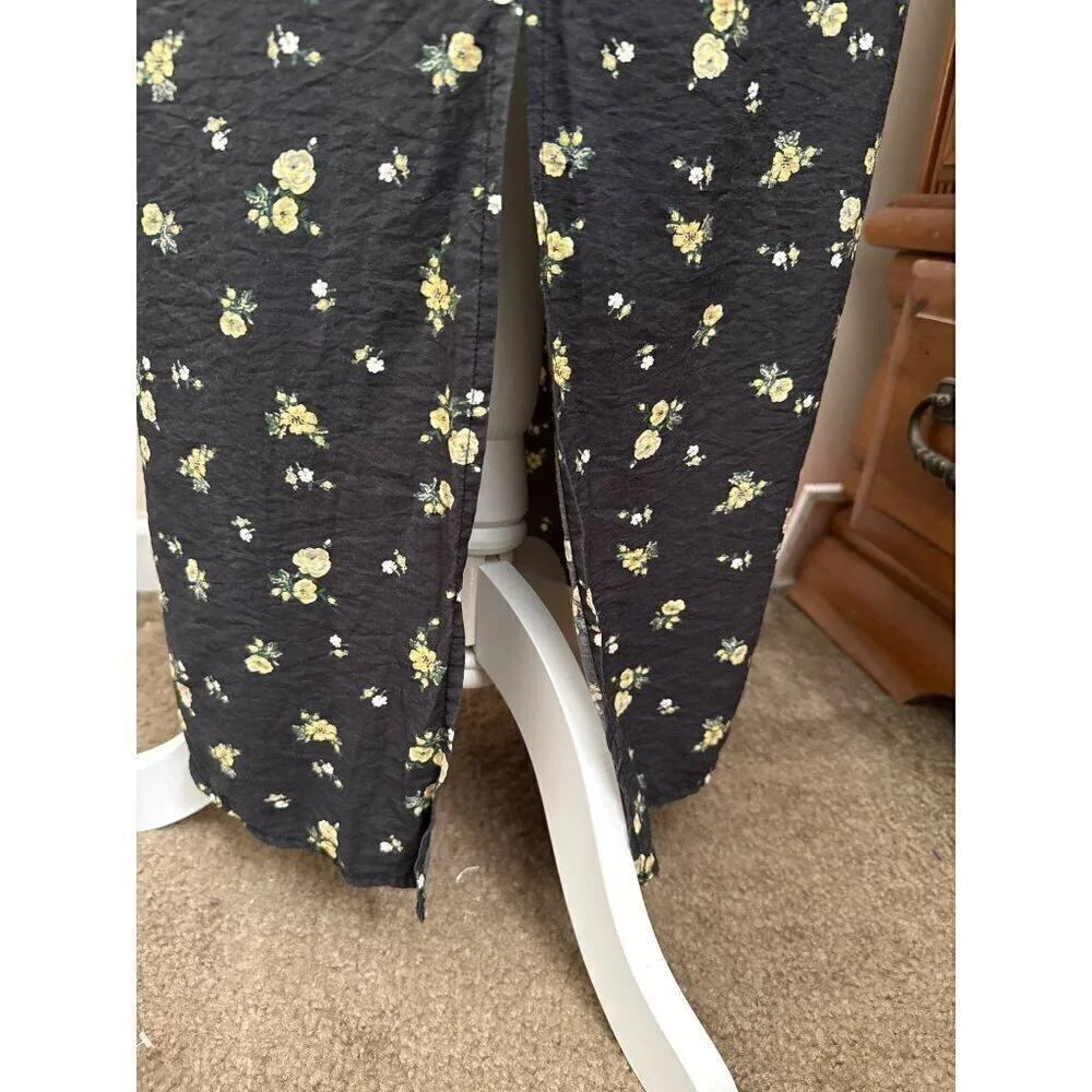 H&M | Dresses | Floral Print Prairie Cottage Core Dress Balloon Sleeves ...